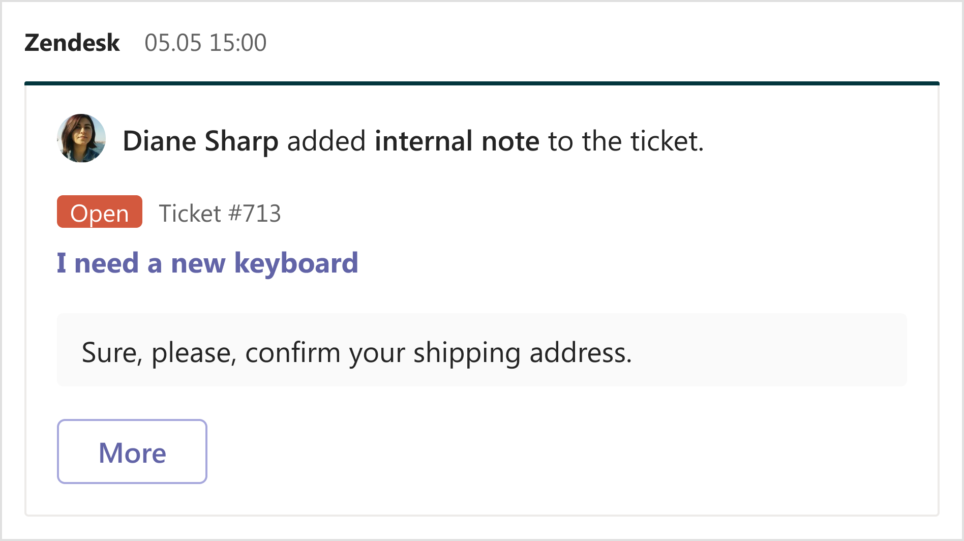Zendesk for Microsoft Teams